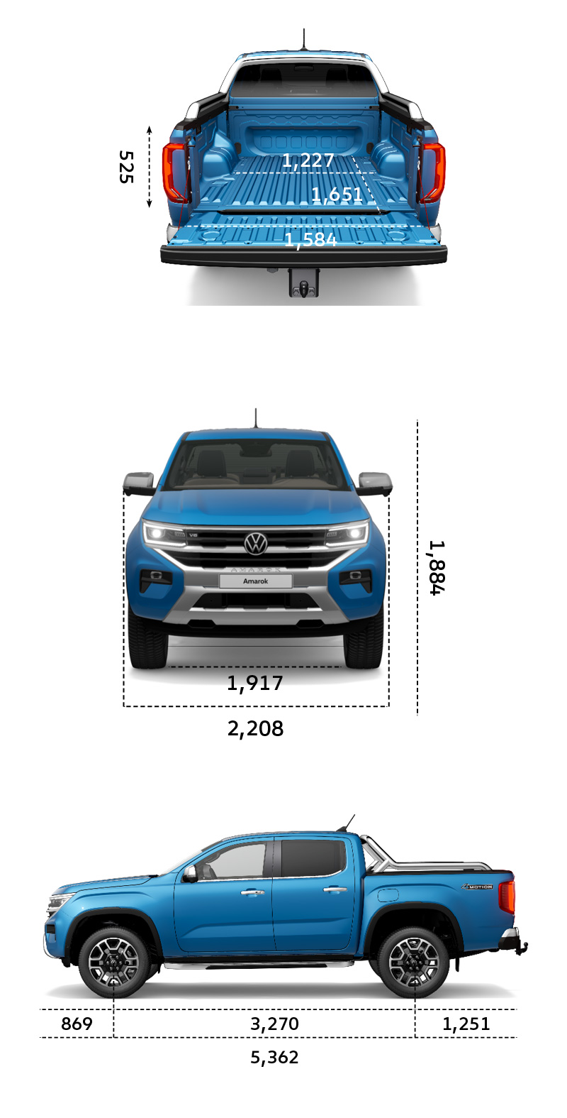 פולקסווגן אמארוק – מידע טכני | פולקסווגן מסחריות